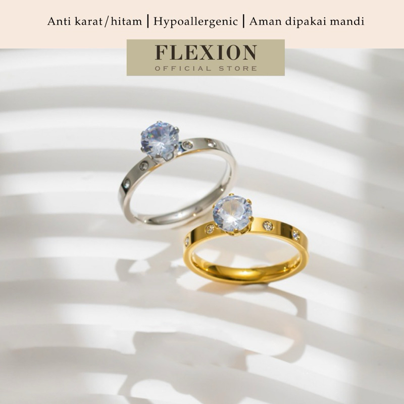 HITAM Flexion - Stainless Steel Titanium Marry Ring/Black/ - Free Ring ...