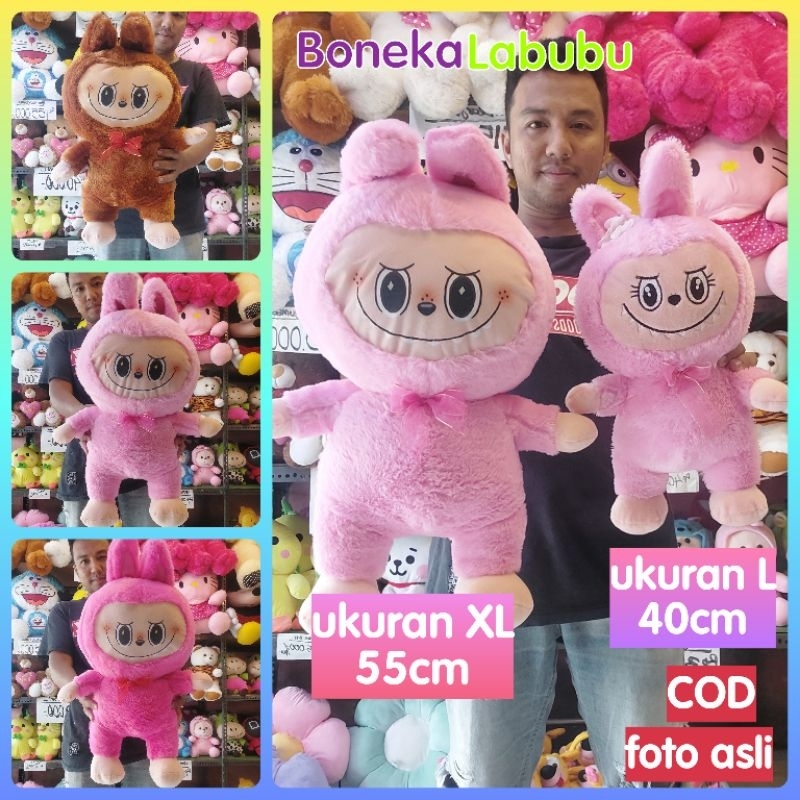 Labubu Themosters Kawai Pumpkin Plush Toy Exiting Macarone Jumbo XL ...