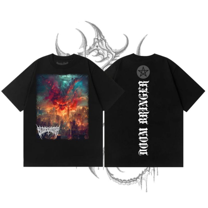 DISTRO T-SHIRT PREMIUM MUSIC T-SHIRT FRONT AND BACK PICTURE MEN'S AND ...