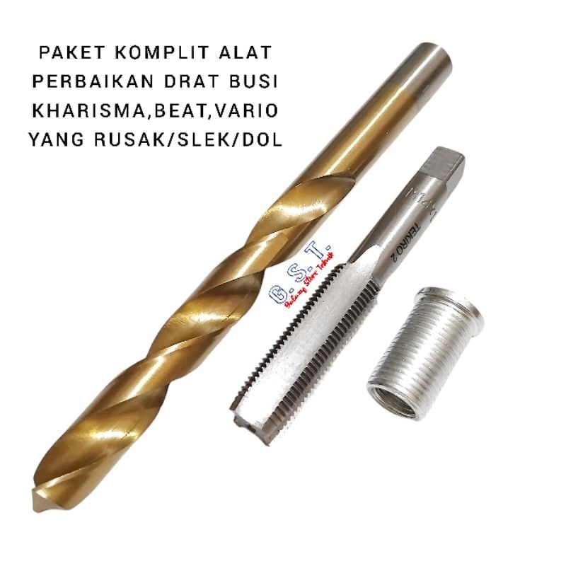MATA Complete package, just use the tap drill bit set, sok drat verbos ...