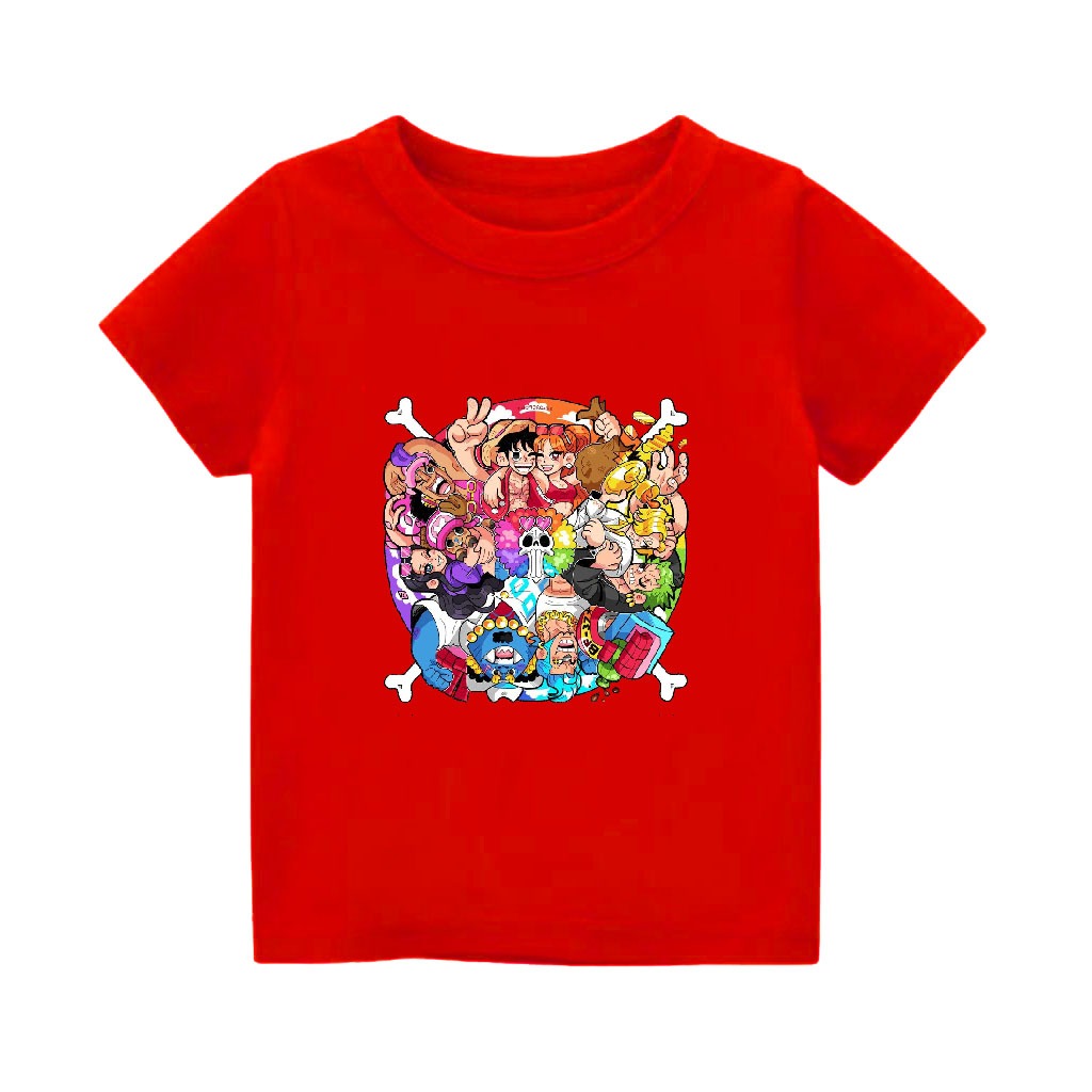 Cartoon Character T-shirts for Boys, Girls, Toddlers, FAMILY ONE PIECE ...