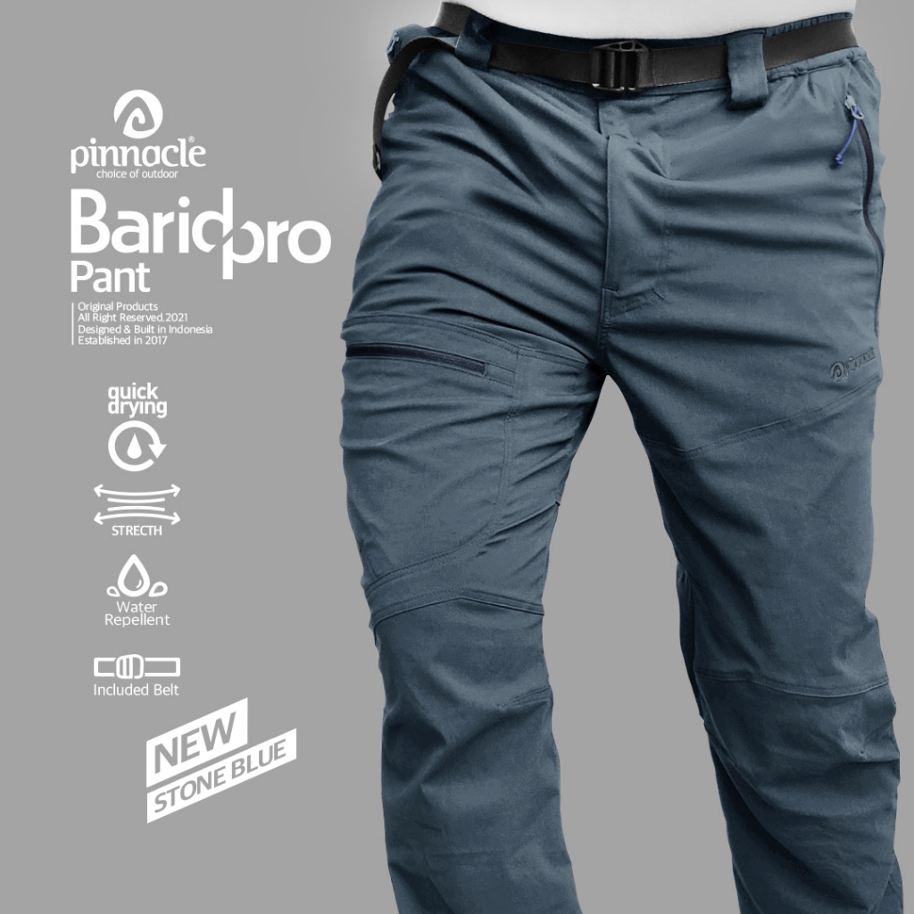 Pinnacle Pro Official Barid Pro Hike Pant - Stone Blue | Shopee Philippines