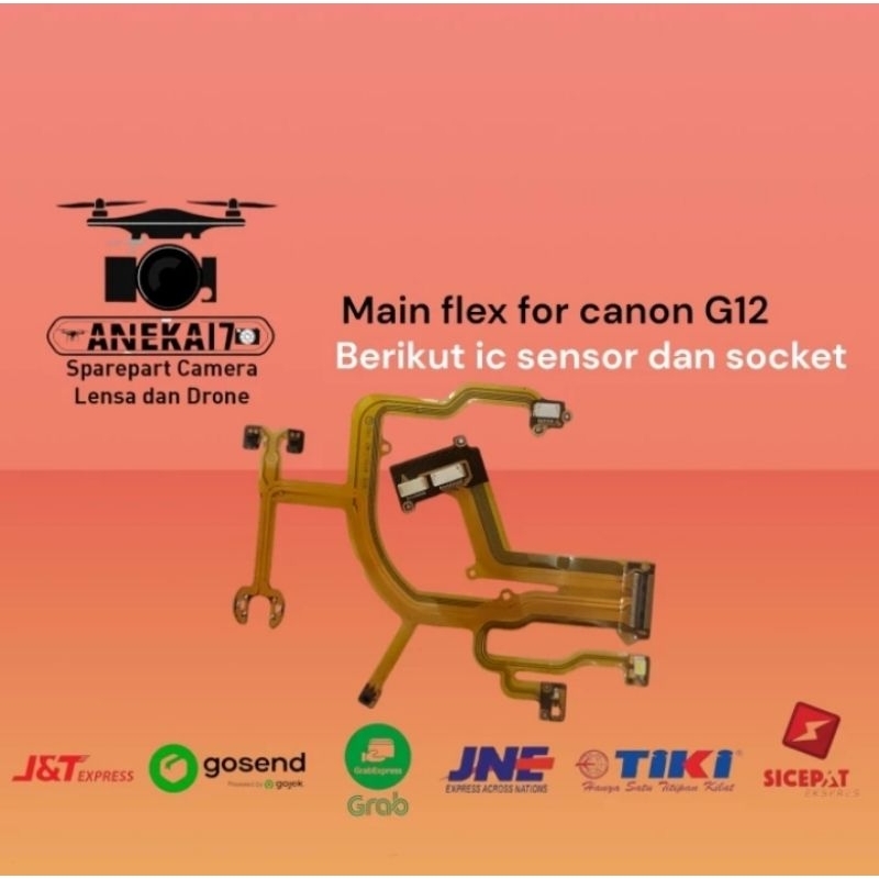 Main Flex Flexible lens for Canon G10 G11 G12 Following is the sensor ...
