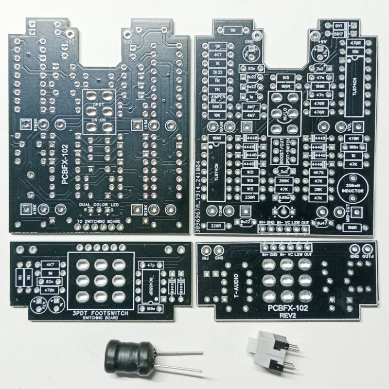 T-Audio PCBFX-102 Based On Mesa Boogie Throttle Box Distortion Pedal ...