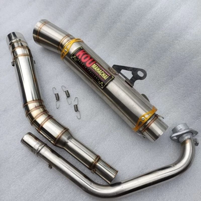 Power pipe 51mm canister super open Kou full system for Tmx 155 Raider ...