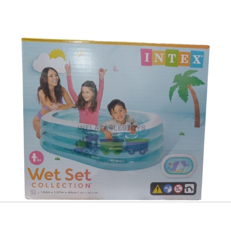 Intex 57482 Oval Swimming Pool(1.63mx1.07mx46cm) | Shopee Philippines