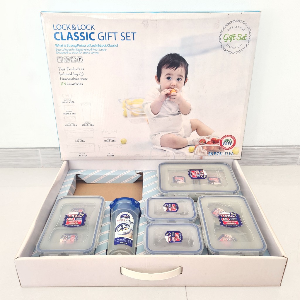 Lock&lock Lock n Lock 12pc Gift Set Gift Container Box Container ...