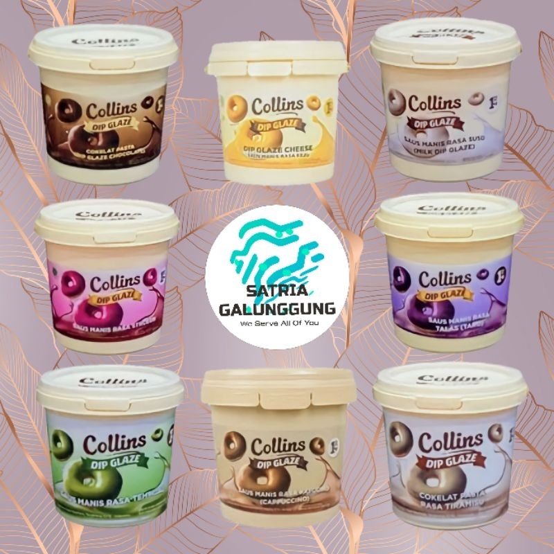 Collins Dip Glaze and Crunchy 1KG All Flavors All Variants Viral ...