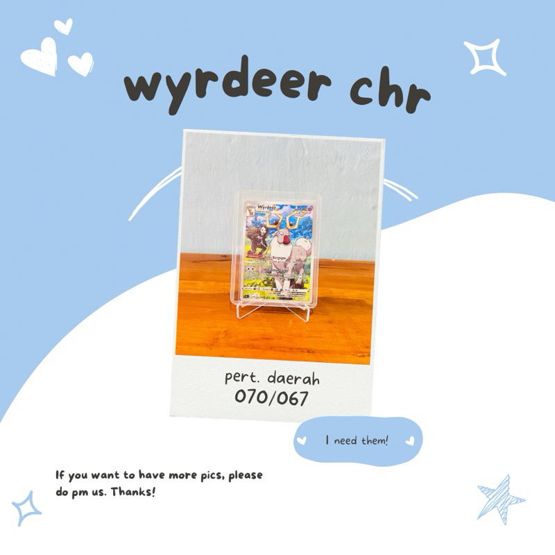 Wyrdeer CHR S9A 070/067 Pokemon TCG Indonesia | Shopee Philippines