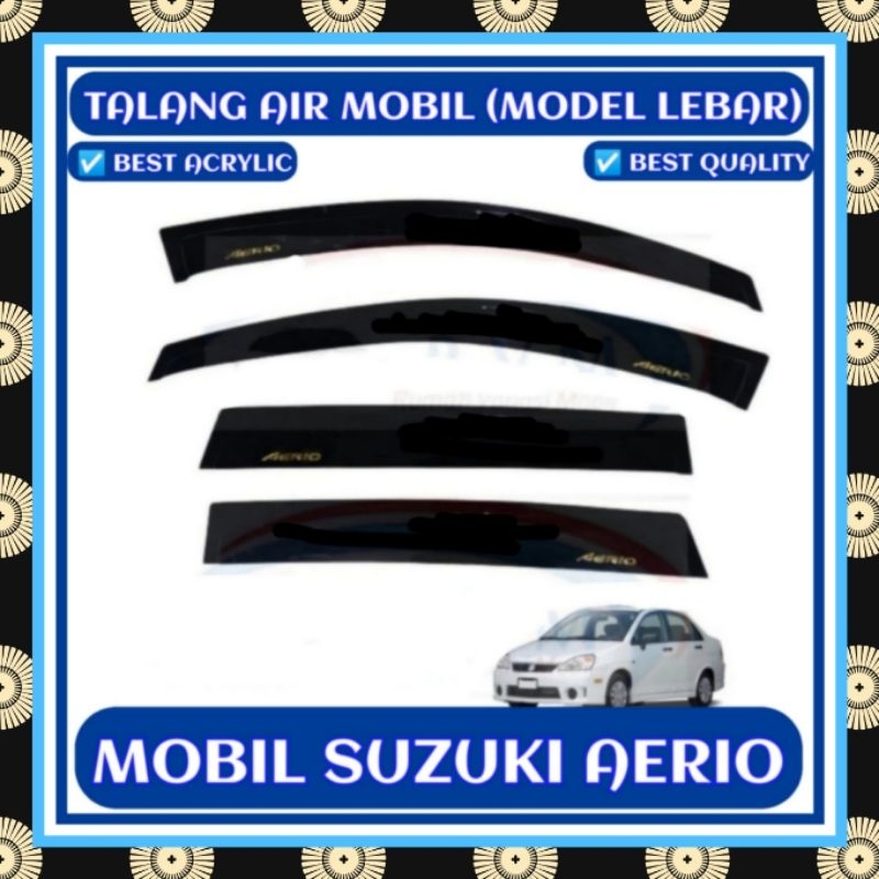 SUZUKI AERIO CAR WATER GUTTER (WIDE MODEL) | Shopee Philippines