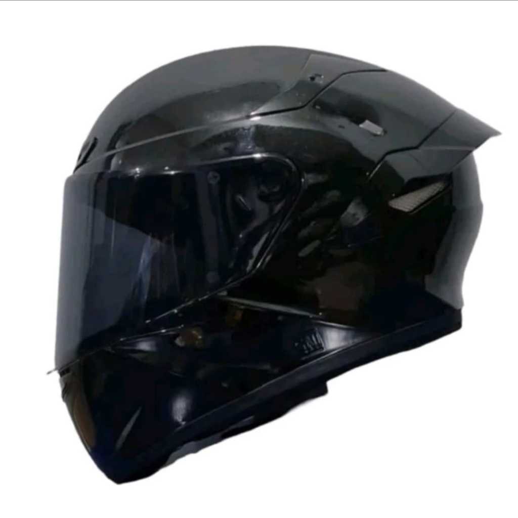 Fullface KBR tt course helmet BLACK GLOSSY handsome package for men and ...