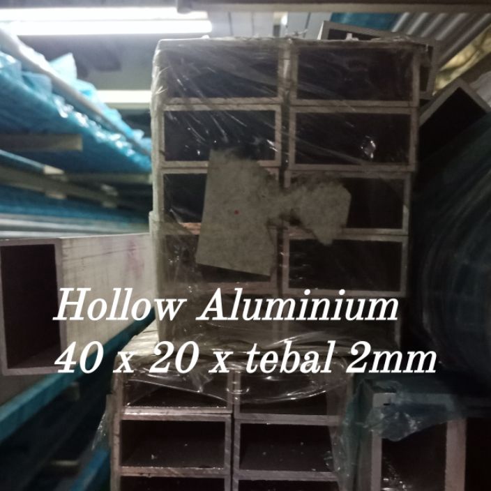 Excited To 5 Hollow Aluminum 4x2 x 2mm Thick x 1 holo Aluminum | Shopee ...