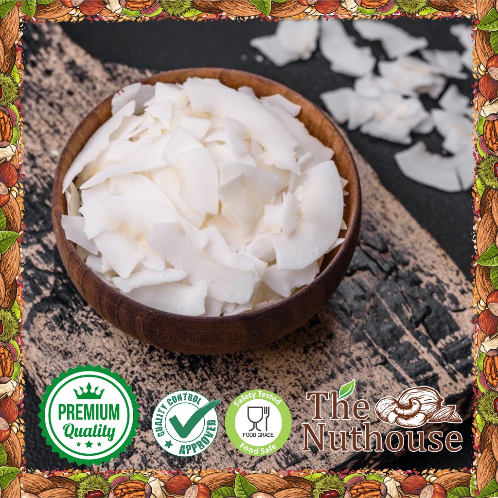 250gr Dried Coconut Flakes Raw / Raw Dried Grated Coconut [Unsweetened ...