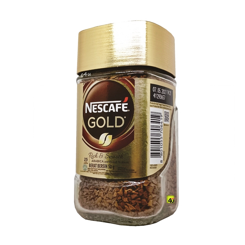 Nescafe GOLD - Freeze Dried Coffee Powder - 50g Small | Shopee Philippines