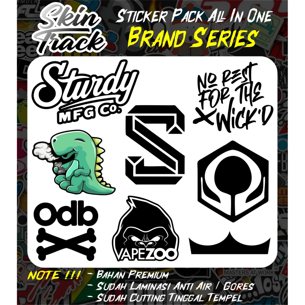 Sticker/sticker AIO Pack Brand Series Sticker Pack All In One BrandMix ...