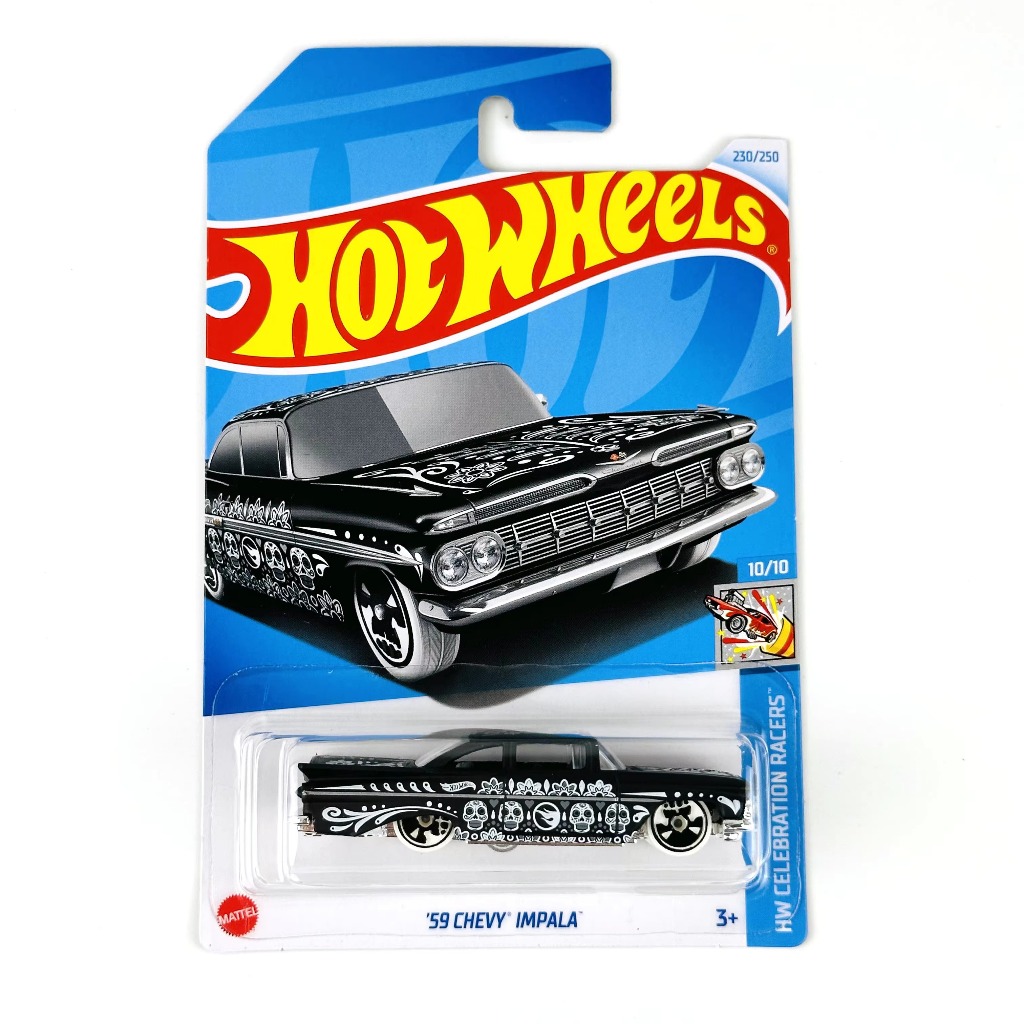 HITAM Hot Wheels '59 Chevy Impala 2024 Black TH Reg Treasure | Shopee ...