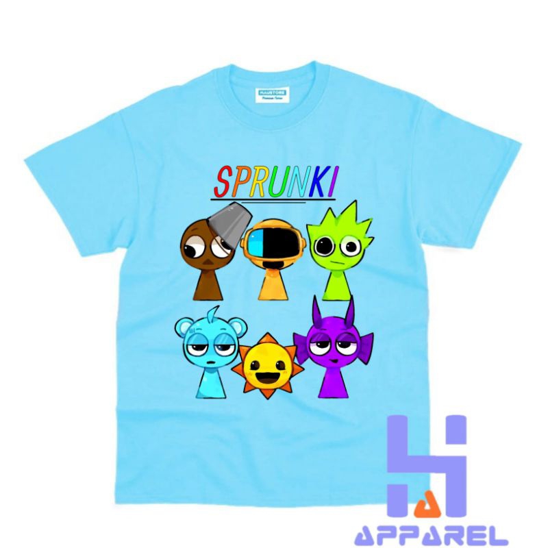 INCREDIBOX SPRUNKI CHILDREN'S T-SHIRTS | Shopee Philippines