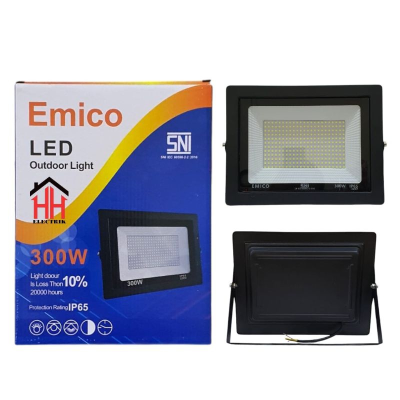EMICO 300W LED Flood Light Outdoor 300 Watt | Shopee Philippines