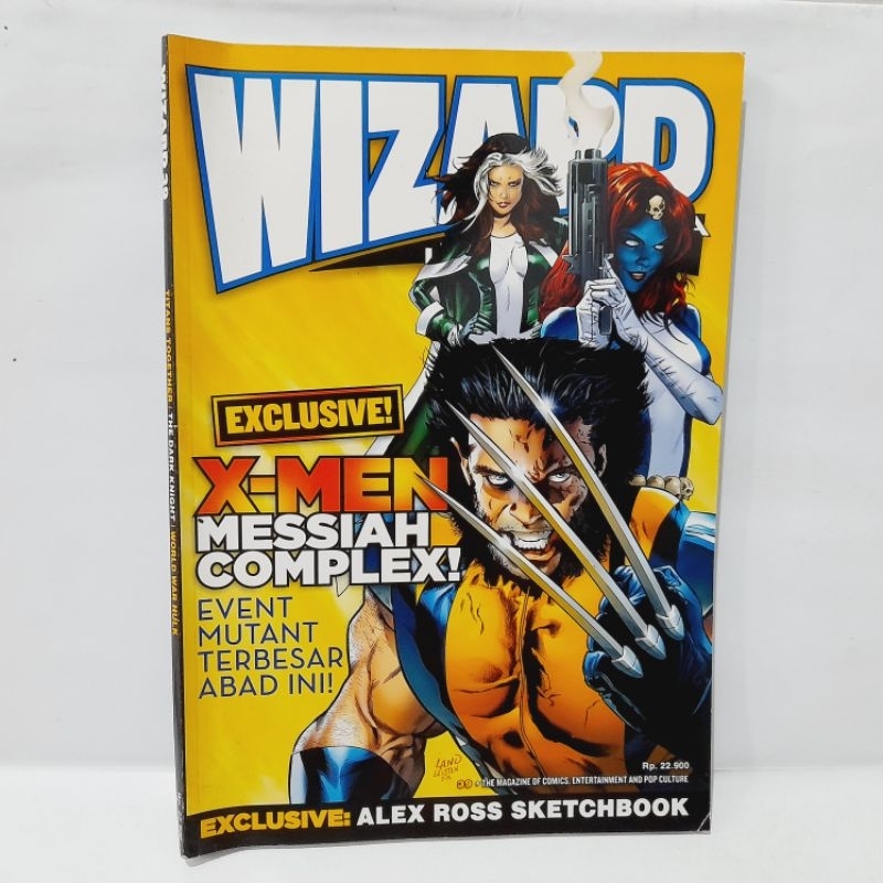 Indonesian Wizard No. 39 Exclusive X-Men Messiah Complex / Comic ...