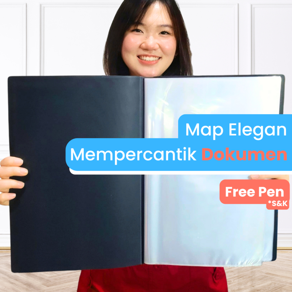 Keeper Document Folder LARGE WATERPROOF Clear Holder Display Book ...
