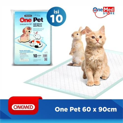 Underpad One Pet / Toilet Training / Animal Pee Coaster 60x60cm (1 ...