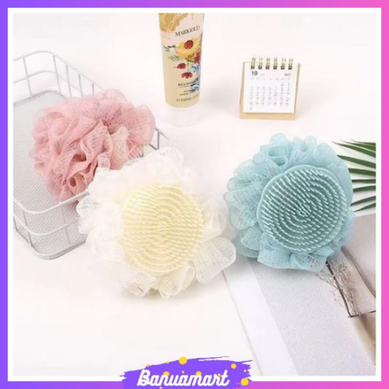 Sponge + SHAMPOO COMB / Bath Sponge with Head Shampoo Comb Scalp ...