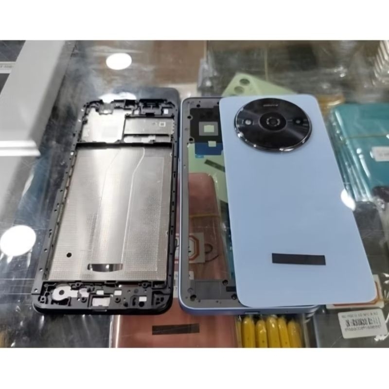 Cessing Kesing Hausing Redmi A3 Fullset Lcd Frame + Bazzel Middle Bone ...