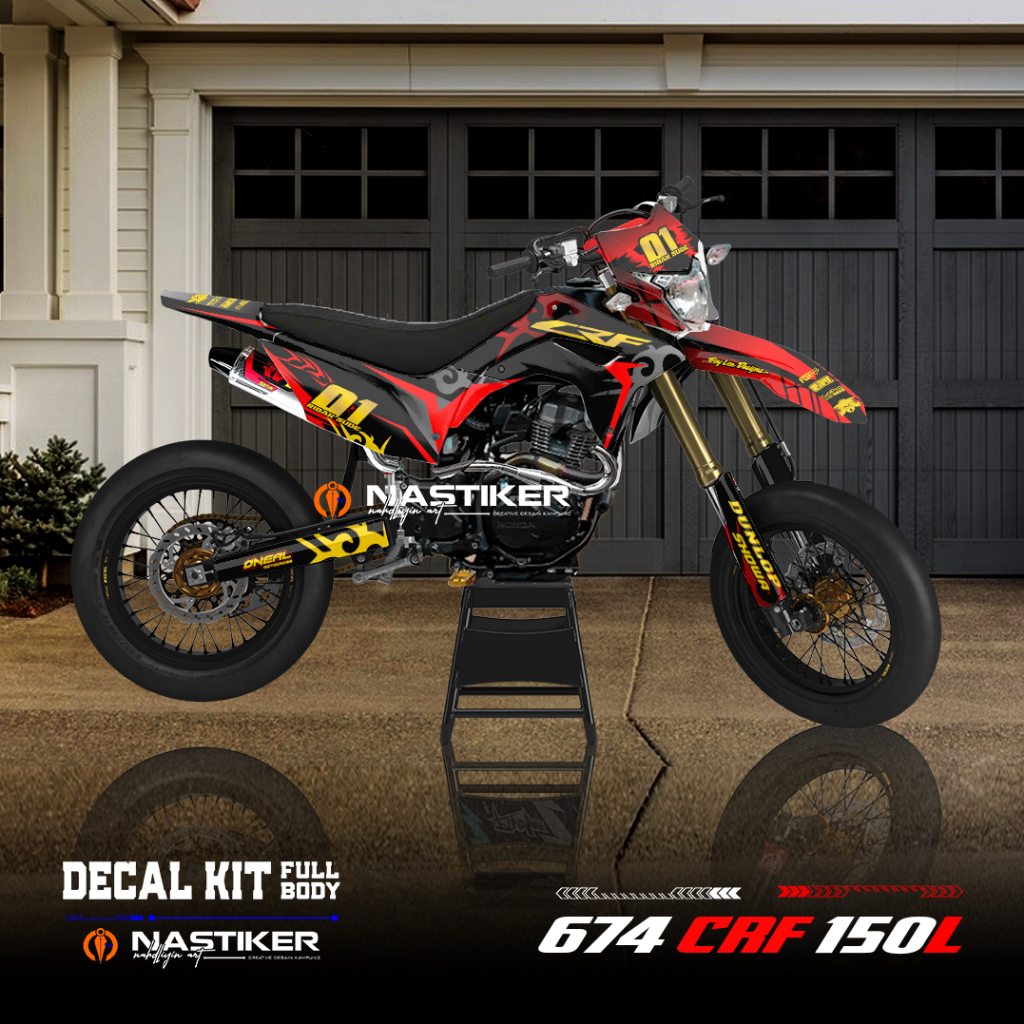 CRF 150 L Full Body Decal custom full body CRF decal sticker free ...
