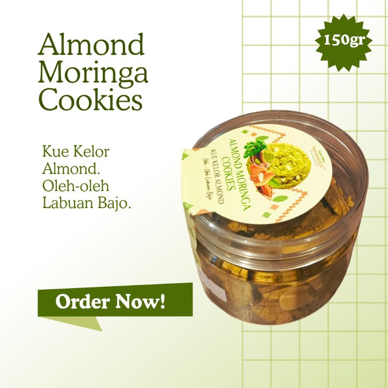 Almond Moringa Cookies 150gr from Labuan Bajo, Flores, NTT | Shopee ...
