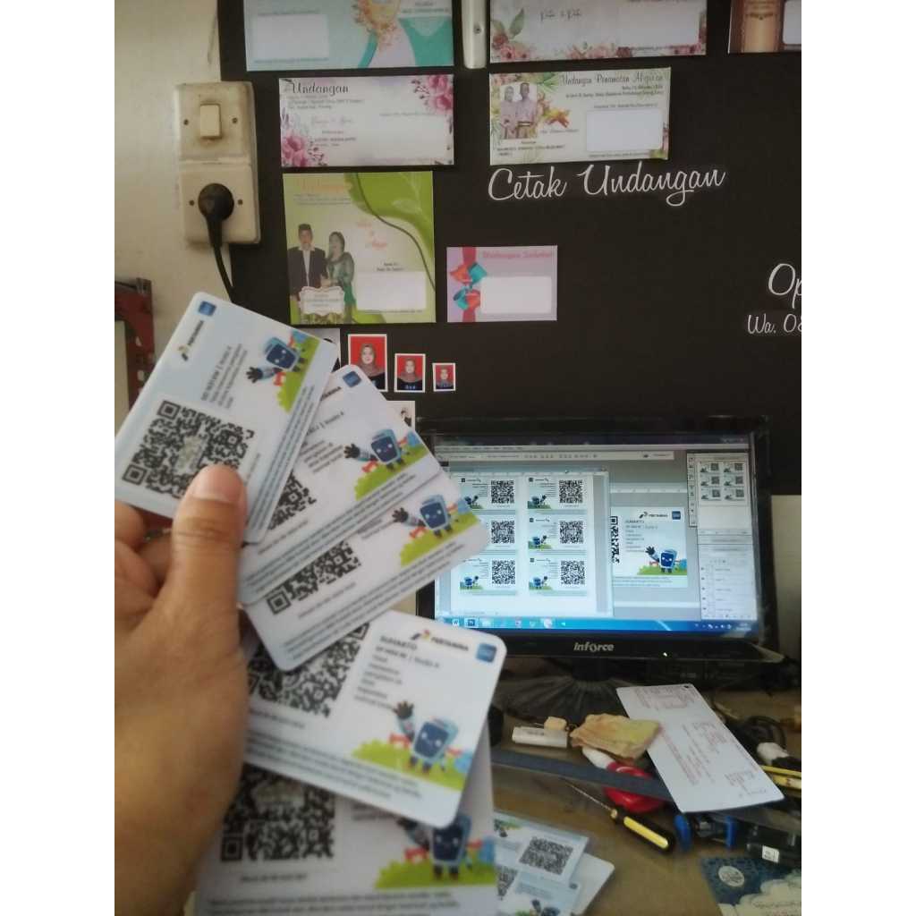 Print CARDS / BARKO PERTAMINA / PVC MATERIAL / ID CARD / ANTI FADE ...