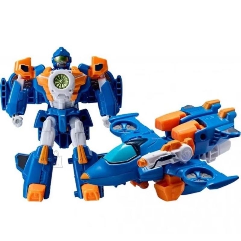 The toy car becomes a robot, the toy robot can transform into a toy ...