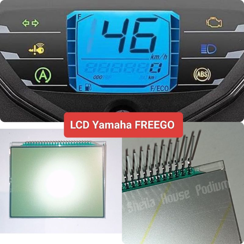 Yamaha FreeGo 125 LCD Speedometer, Original Yamaha FreeGo Old Serious ...