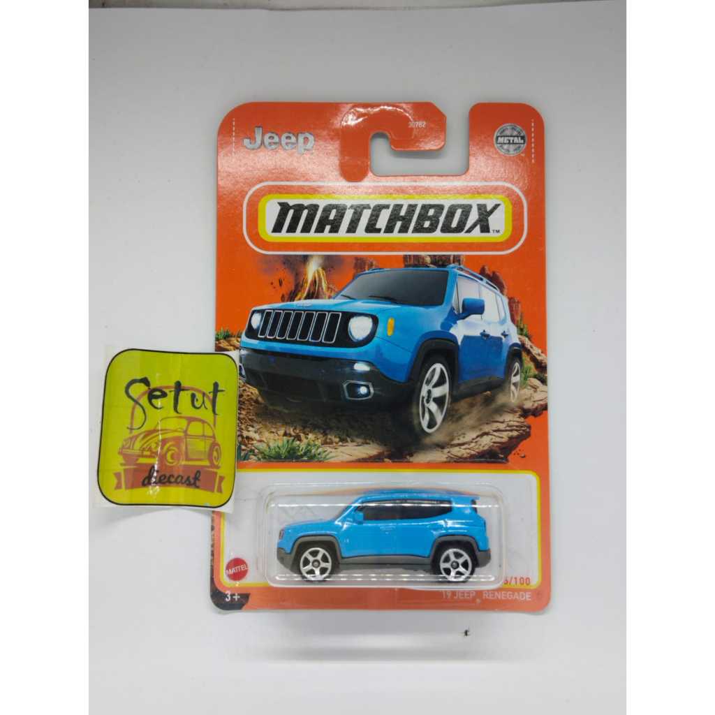 Matchbox 19 BLUE RENEGADE JEEP | Shopee Philippines