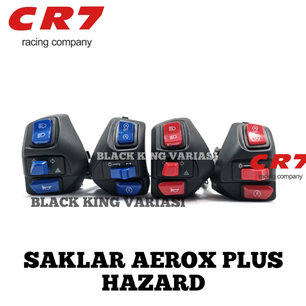 Aerox Plus Hazard Switch Set Left Right Aerox Hazard Vietnam Universal ...