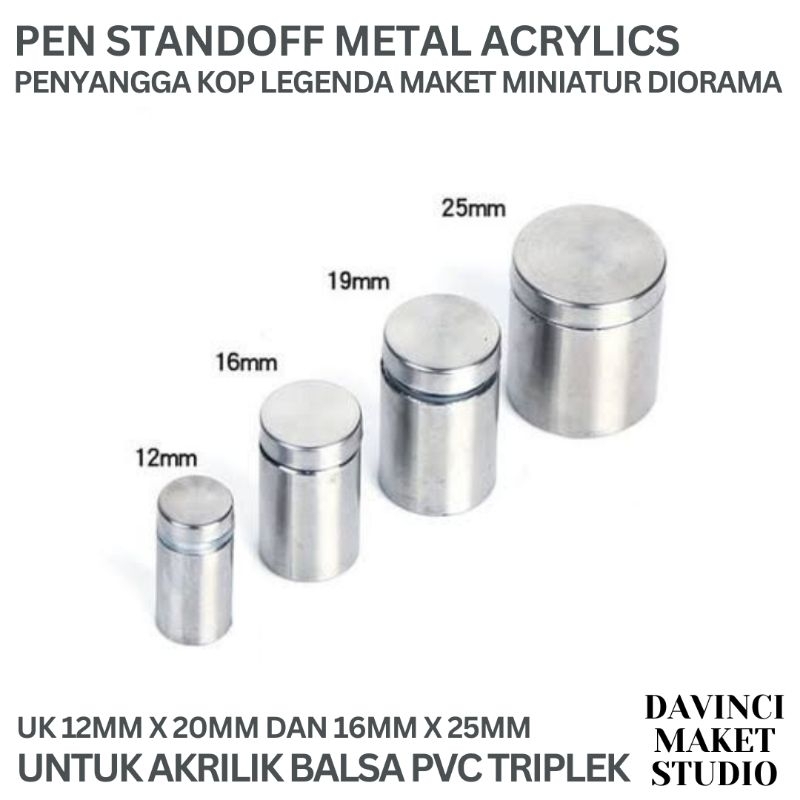 KAYU (Unit) Stainless Pen Standoff Penboard Support Kop Legend ...