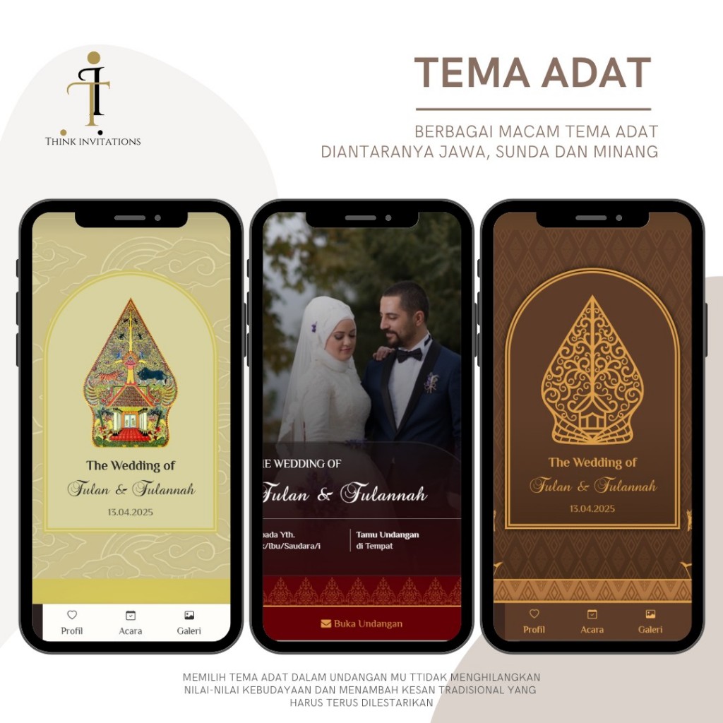 Traditional Theme Website Digital Invitation | Digital Website ...