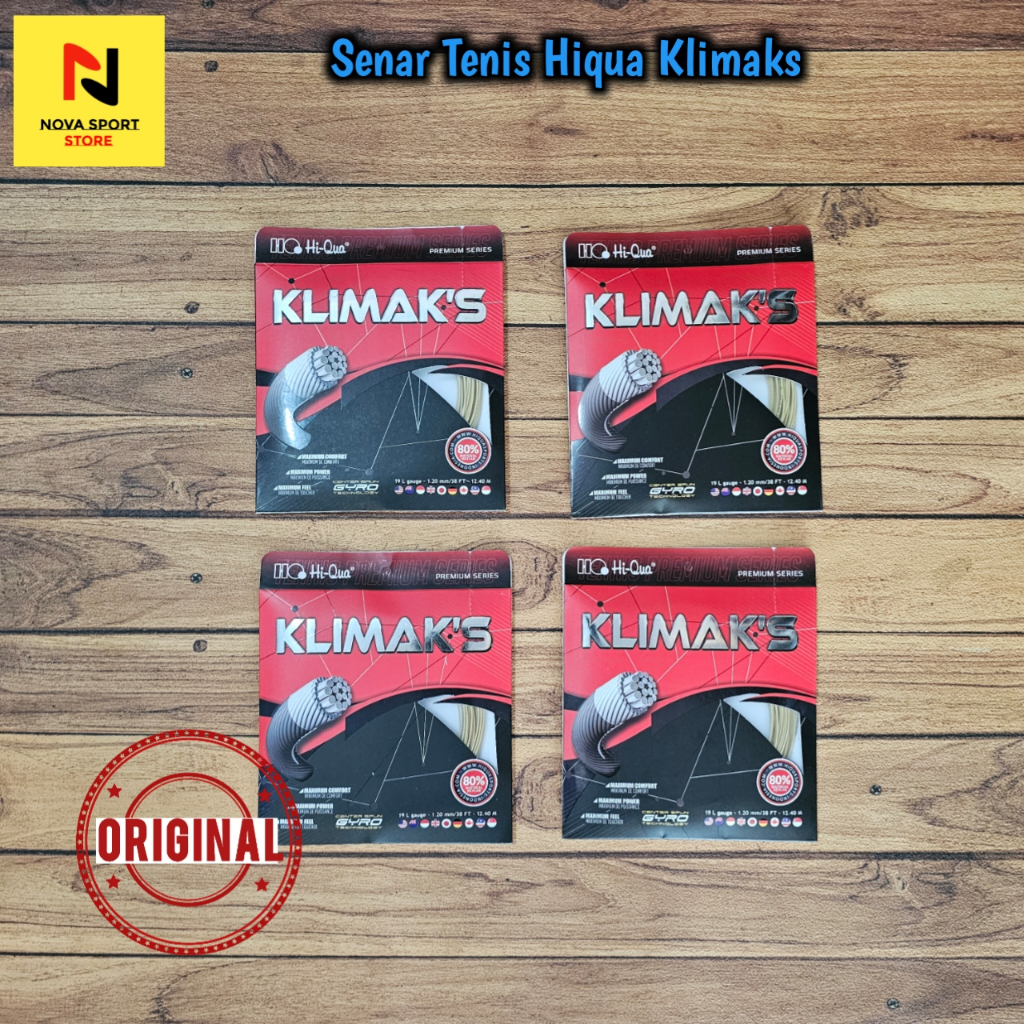 Hiqua Klimaks Tennis String (1.20mm) | Shopee Philippines