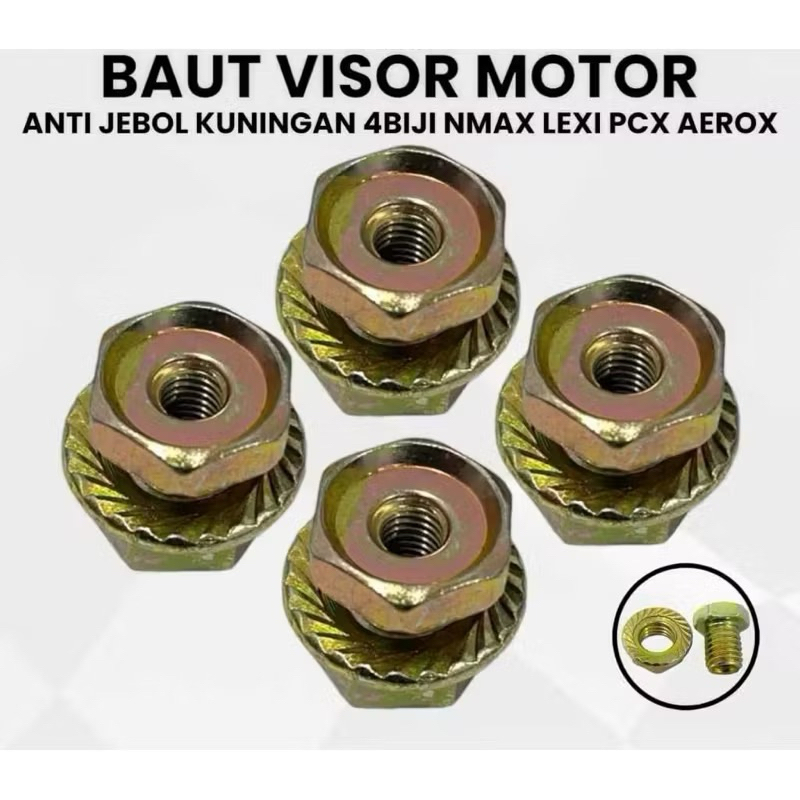 Anti-break visor bolts for Nmax lexi etc. Price for 4 pcs. Anti-break ...