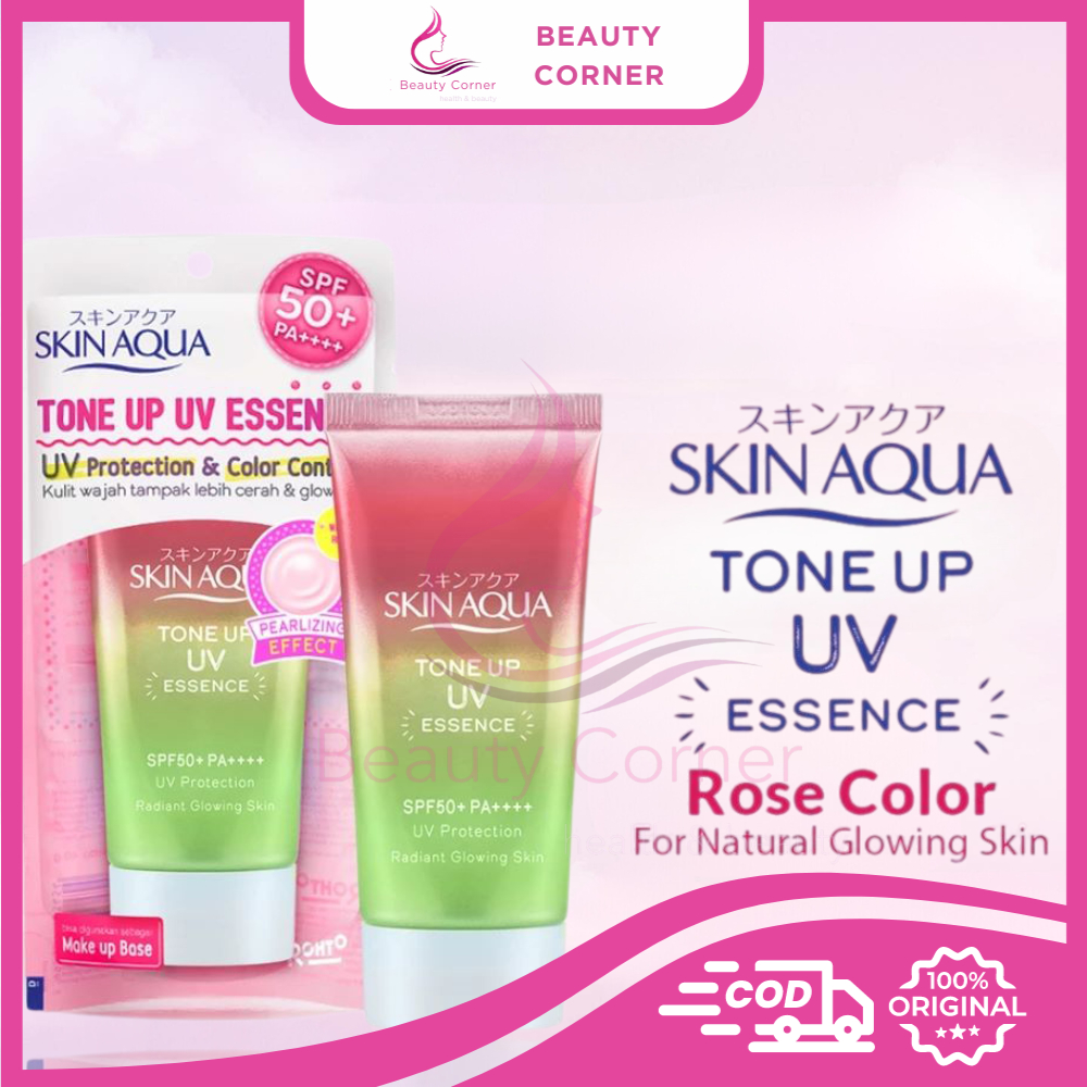 Skin Aqua Tone Up UV Essence SPF 50+ PA++++ Rose - 40gr | Shopee ...