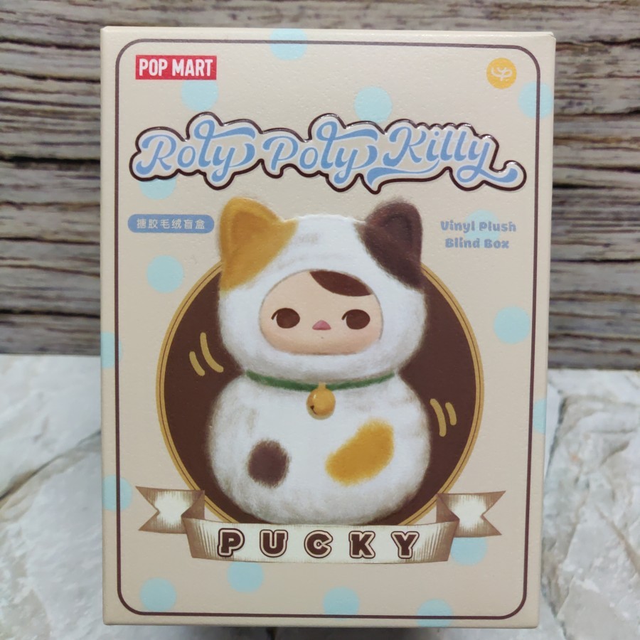 Popmart PUCKY Roly-Poly Kitty Series-Vinyl Plush Blind Box | Shopee ...