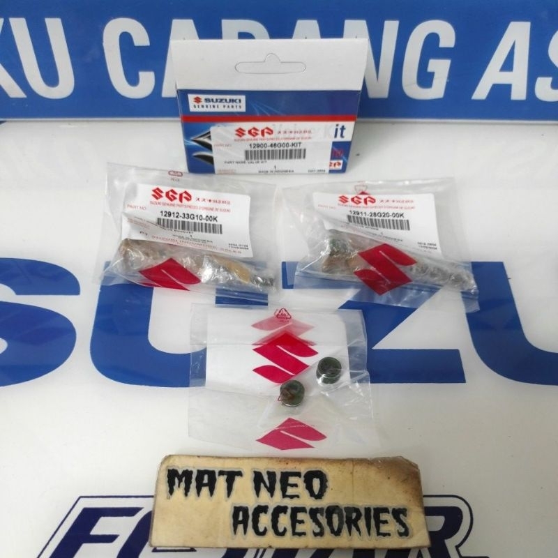 Valve set in-ex plis seal valve seal spin SkyDrive skywave Hayate ...