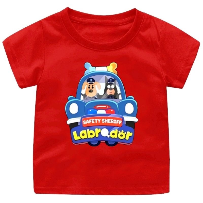 Safety SHERIFF LABRADOR TOP T-SHIRT FOR CHILDREN AGE 1-12 YEARS AND ...