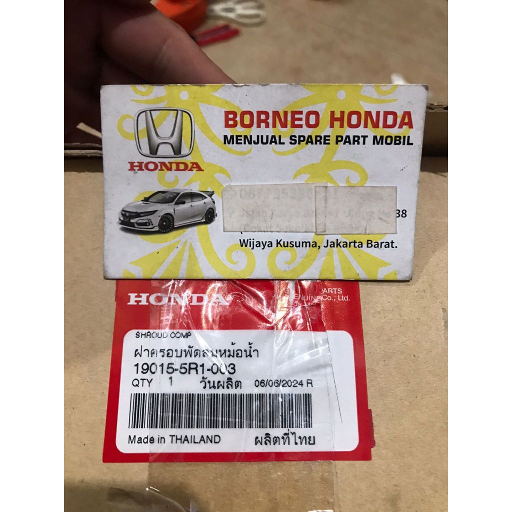 Shroud FAN RADIATOR HOUSE FAN MOTOR JAZZ GK5 RS CITY HATCHBACK HRV GEN ...