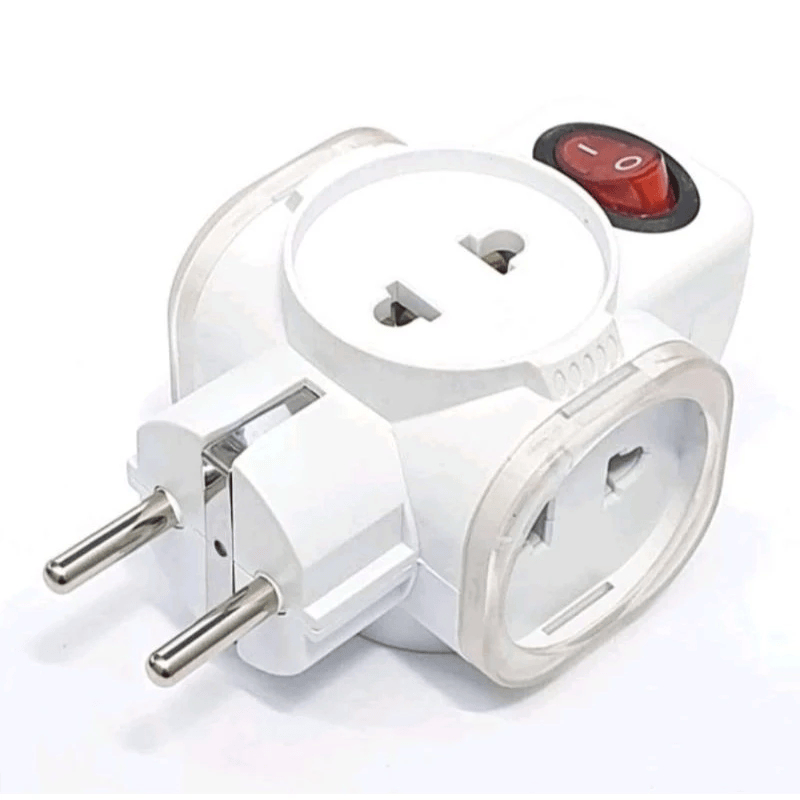 Mikotek T Ground 4 Holes / Electrical Plug / Socket - Indicator On Off ...