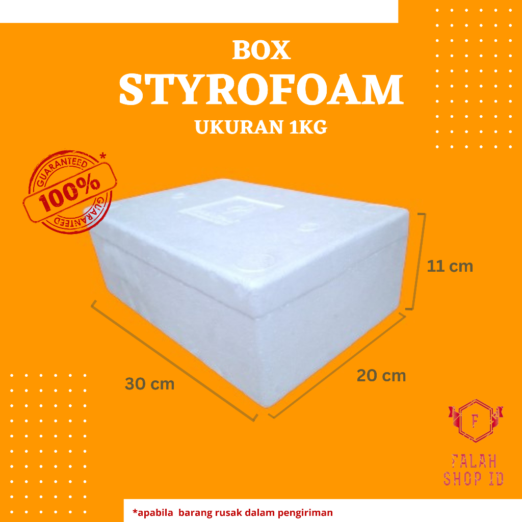 STYROFOAM SMALL BOXMINI 1 KG / BOX 1kg UK 30 X 20 | Shopee Philippines