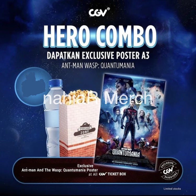 Ant-Man and the Wasp: Quantumania x CGV Official A3 Poster | Shopee ...