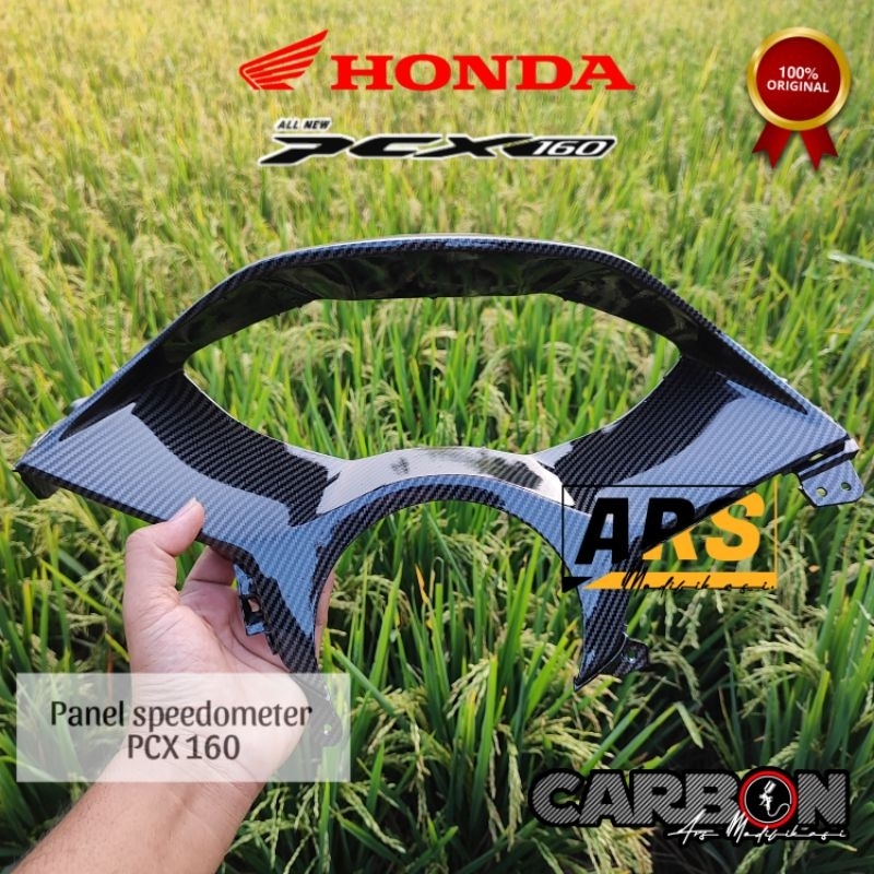 PCX 160 Carbon WTP Speedometer Frame Panel with Twill Kevlar Motif ...