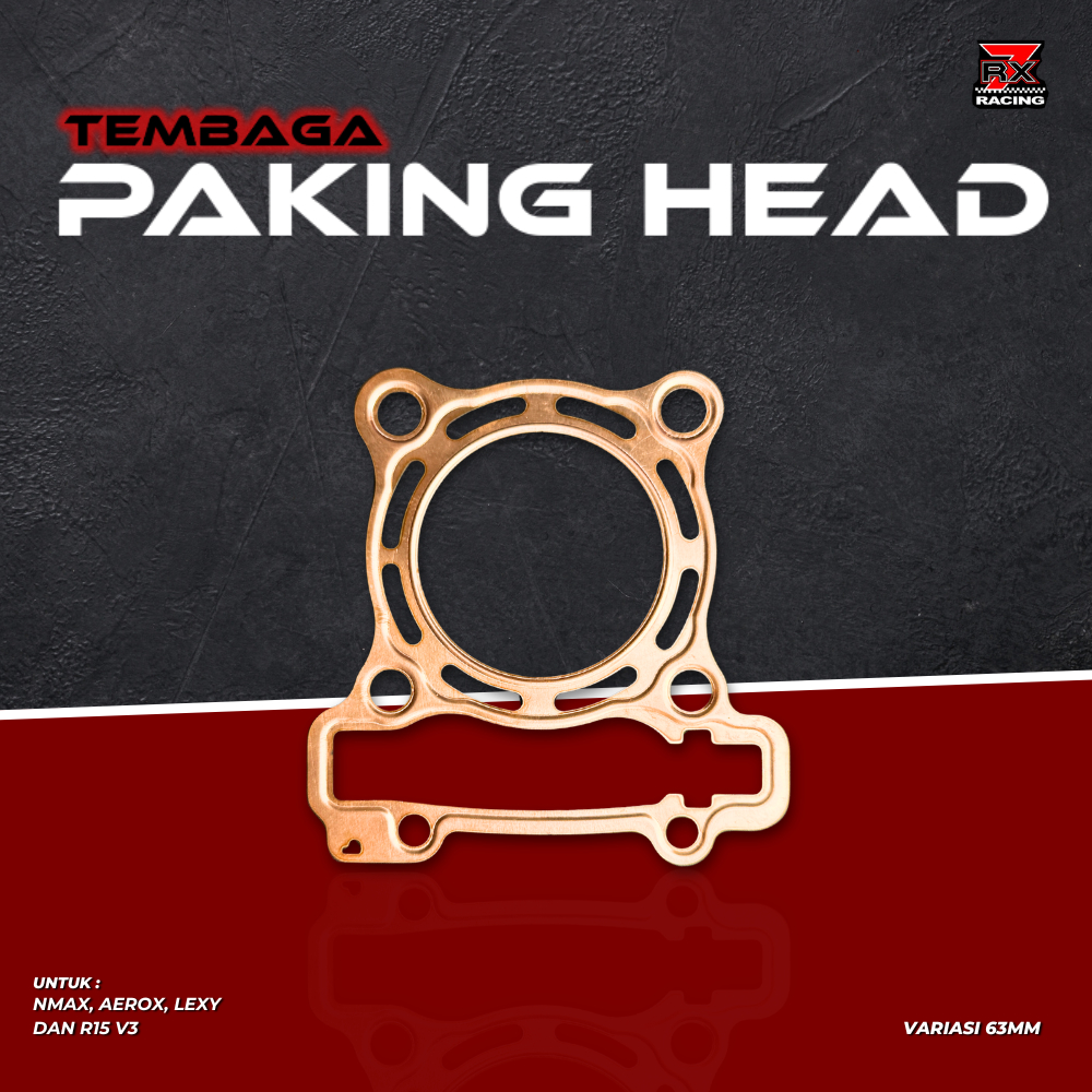 Nmax Aerox Lexy R15 V3 Copper Head Gasket Diameter 62mm 63mm 65mm 66mm ...