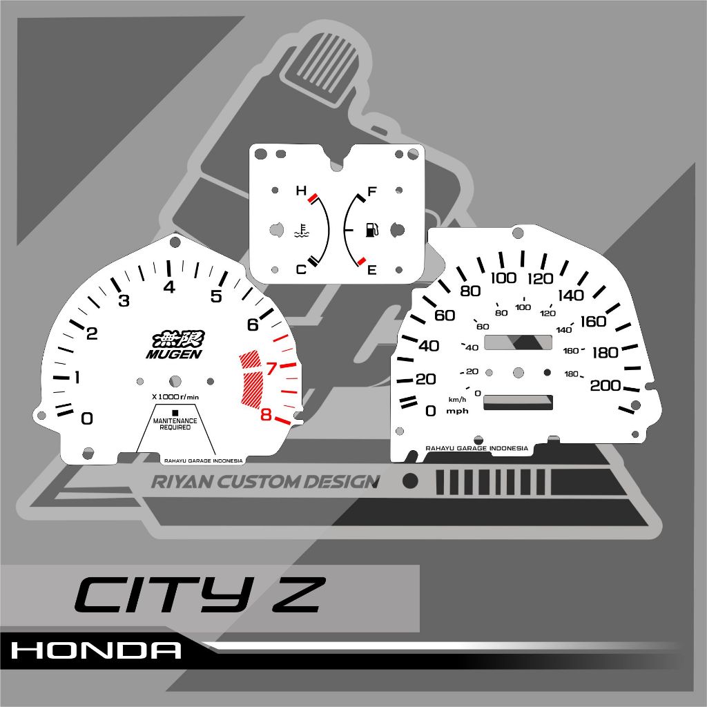 Honda CITY Z CUSTOM SPEEDOMETER BOARD | Shopee Philippines