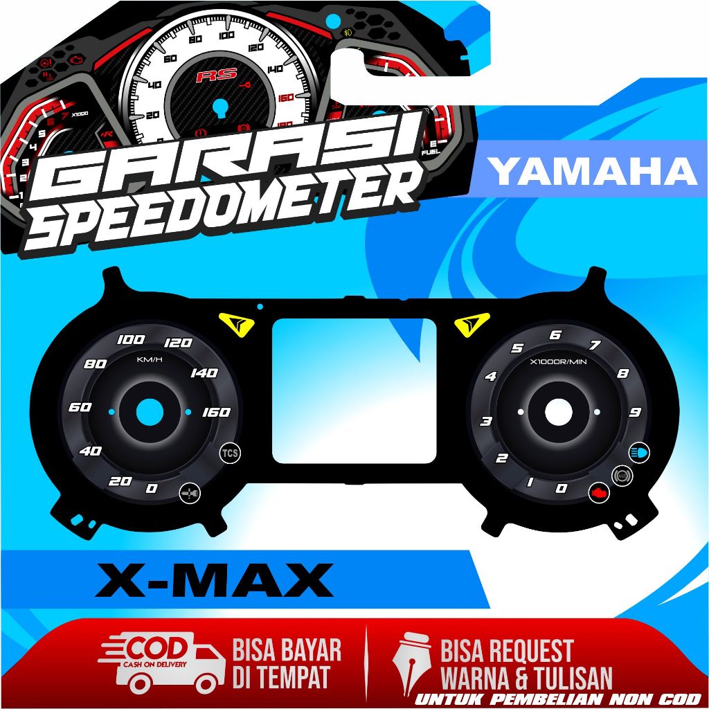 Yamaha XMAX 250 CUSTOM SPEEDOMETER PANEL | Shopee Philippines